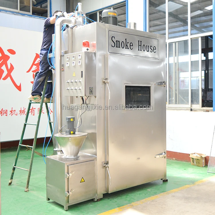 Huagang Sus304 High Capacity Smoked Salmon Machine For Meat Smoking ...