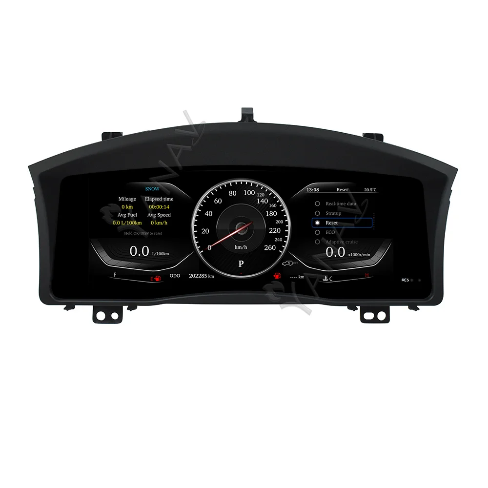 12.3'' Linux Dashboard Panel Virtual Lcd Instrument Cockpit Speed Meter ...