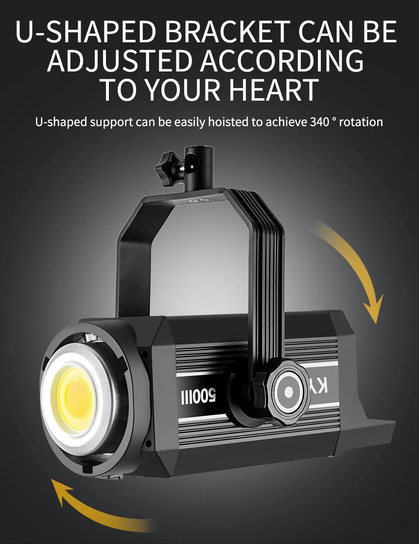 Universal Bowen Mount 300w Studio Led Video Light Continuous Light With ...