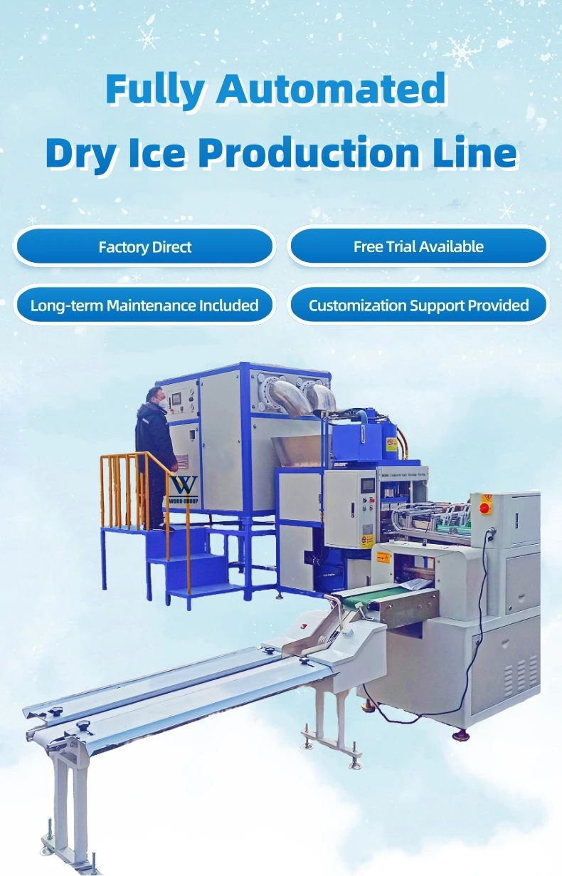ISO9001 CO2 Solidification Line 1000Kg /H Dry Ice Maker with CO2 Gas ...
