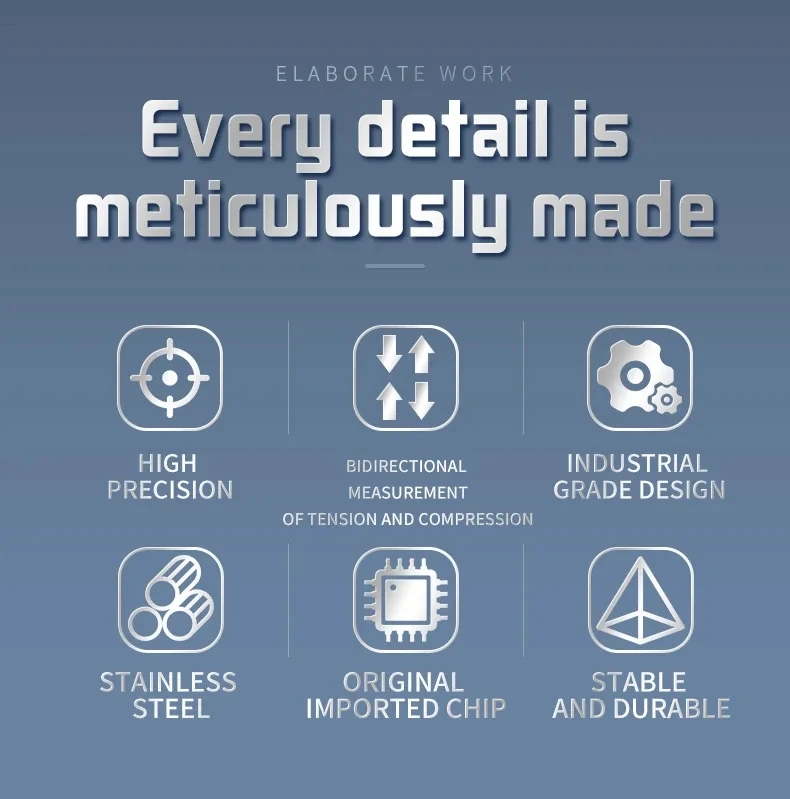 200n Stainless Mini Button Column Type Load Cell - Compact Force Sensor ...