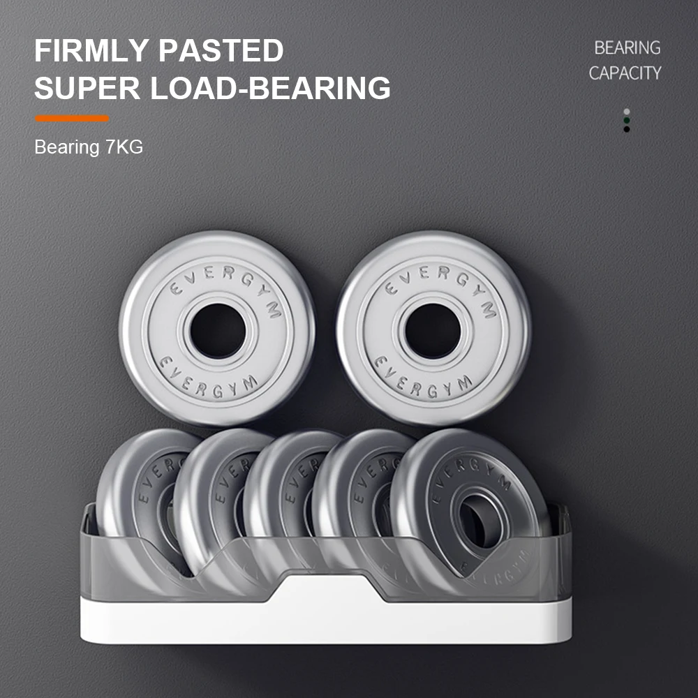 Wall Mounted Self Adhesive Bottle Bathroom Shampoo Holder Shelves Shelf ...