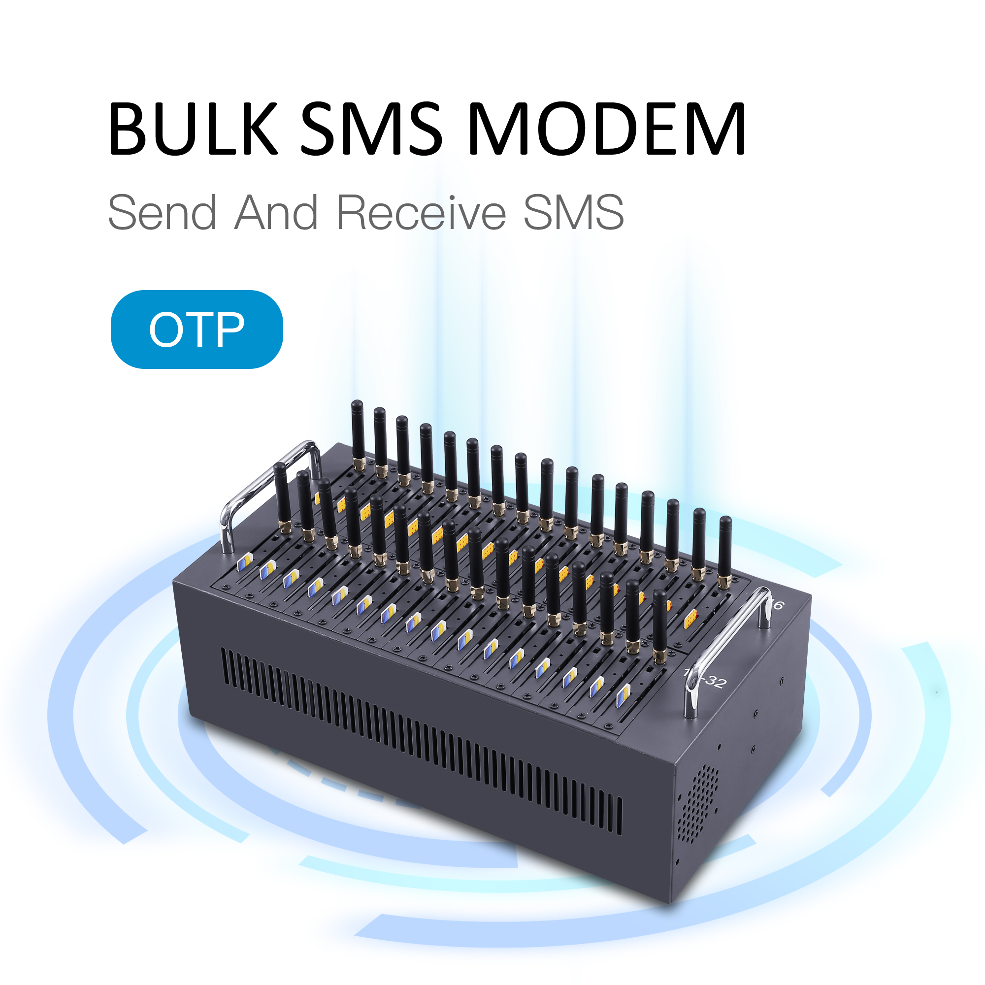 32 Port Gsm Sms Modem For Sending Bulk Sms High Speed Support Imei ...