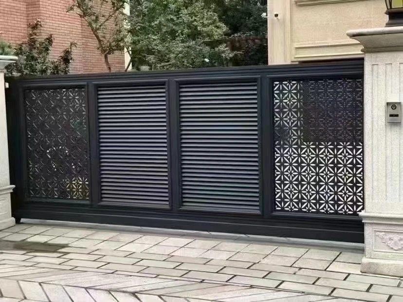 Louver Gate and Fences House Designs Wpc Aluminum Hot Sale System ...