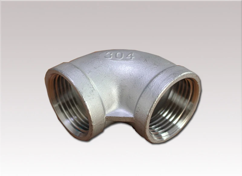 Stainless Steel Pipe Fittings 2 Inch Ss 304 Ss316 Npt Bspt Female Threaded 90 Degree Elbow - Buy ...