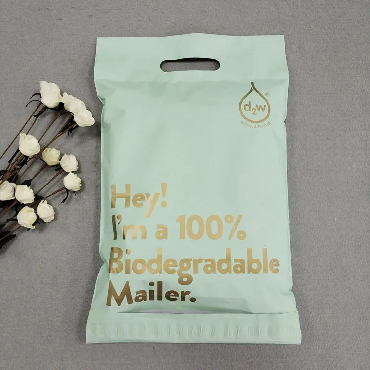 Biodegradable Custom Courier Delivery D2w Compostable Mailing Bags ...