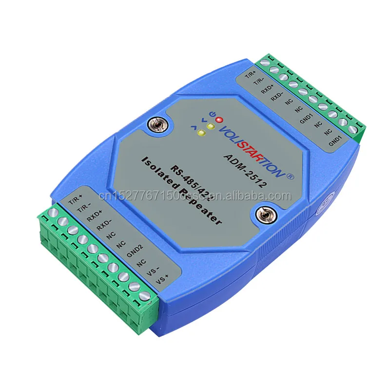 Adm-2512 Photoelectric Isolation Rs485 Repeater Rs485 / 422 Amplifier Rs422 To 485 Isolator ...