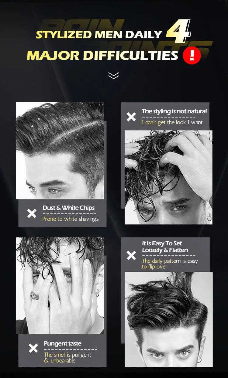 Barberpassion Mens Hair Styling Personal Care Products Pomade Clay Sea Salt Spray Powder Set ...