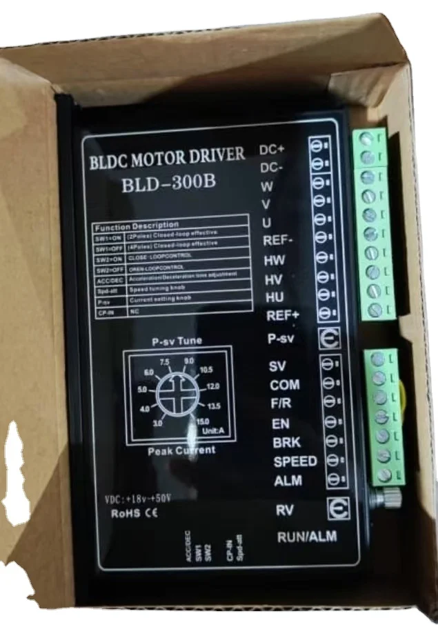 300Watt Brushless DC Motor Speed Controller 15A 48 Volt Bldc Motor with ...