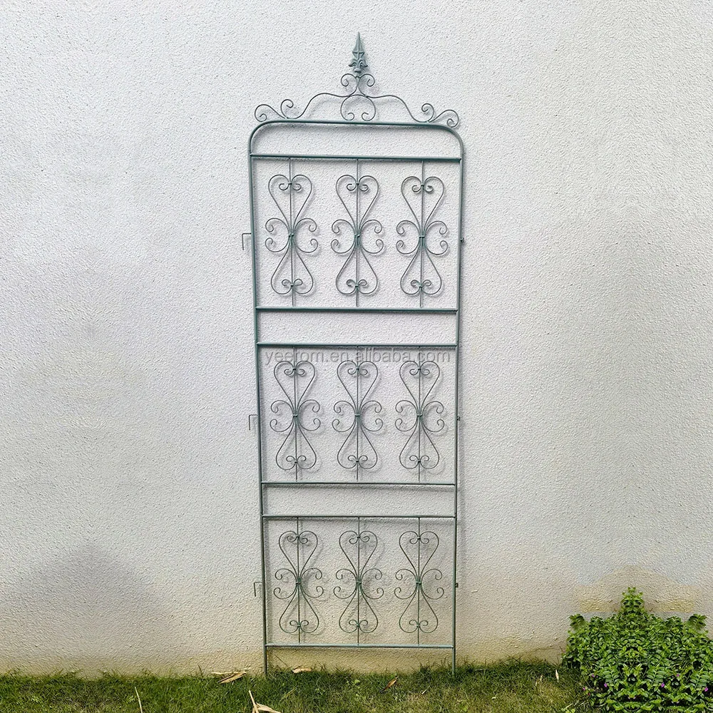 3 Tier Clematis Rose Climbing Pergola - Wrought Iron Frame