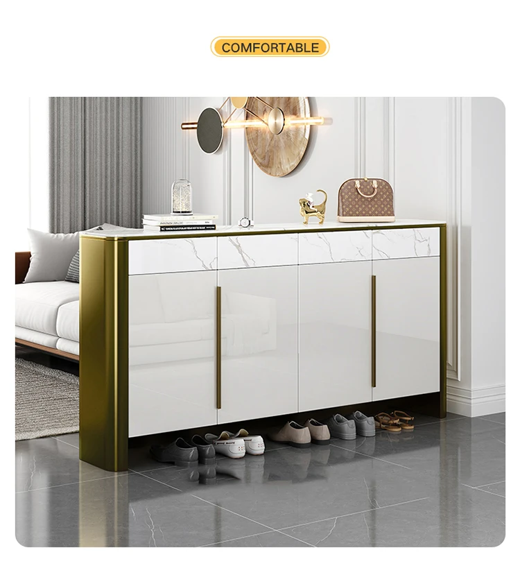 Modern Luxury Custom Large Shoes Rack Cabinet Wooden Furniture Storage ...