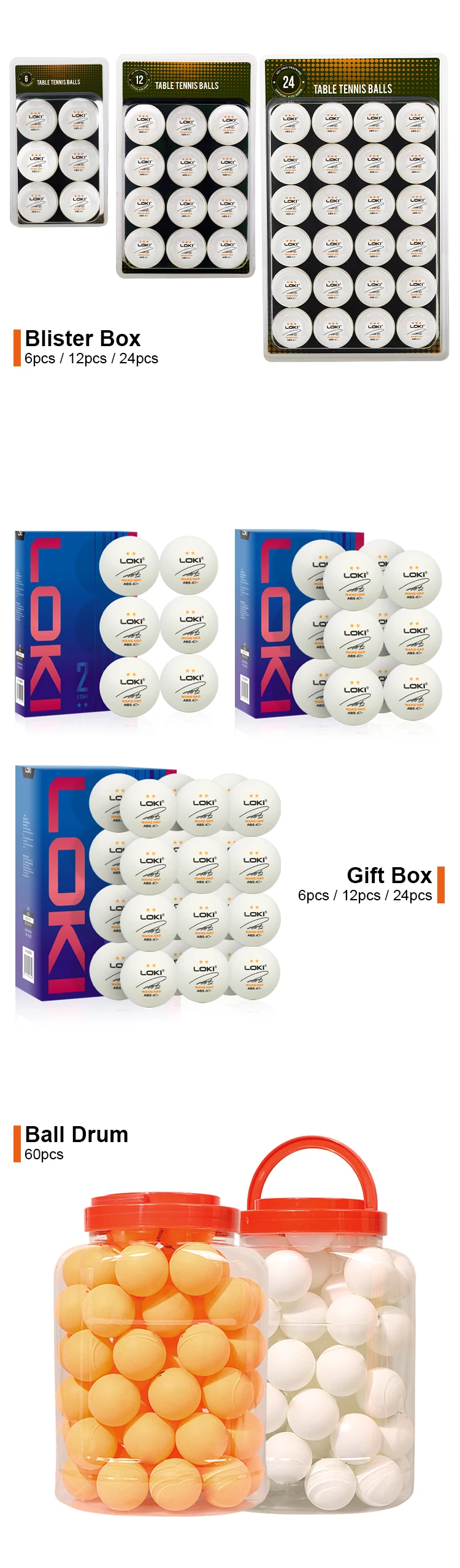 Wholesale ABS Table Tennis Balls - Loki SW-352 Factory