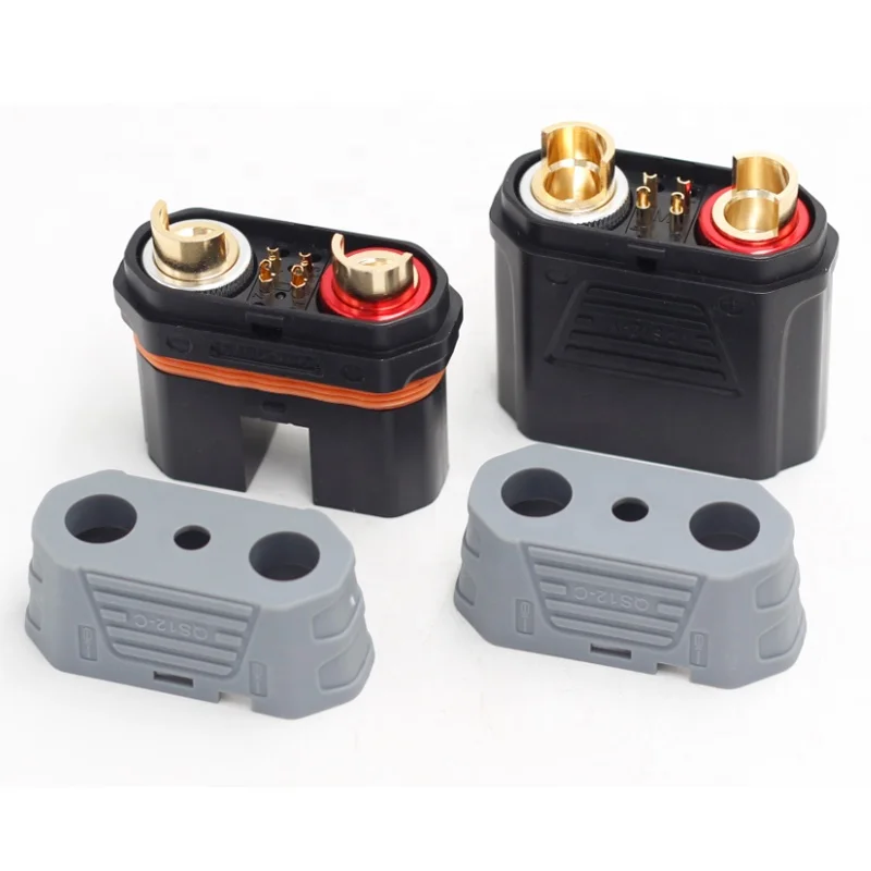 Qs8-s Heavy Duty Anti-spark Battery Connector Gold Large Current Power ...