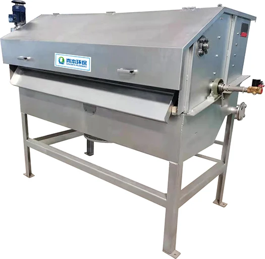 Industrial Wastewater Treatment Self Cleaning Rotary Drum Filter Plant ...