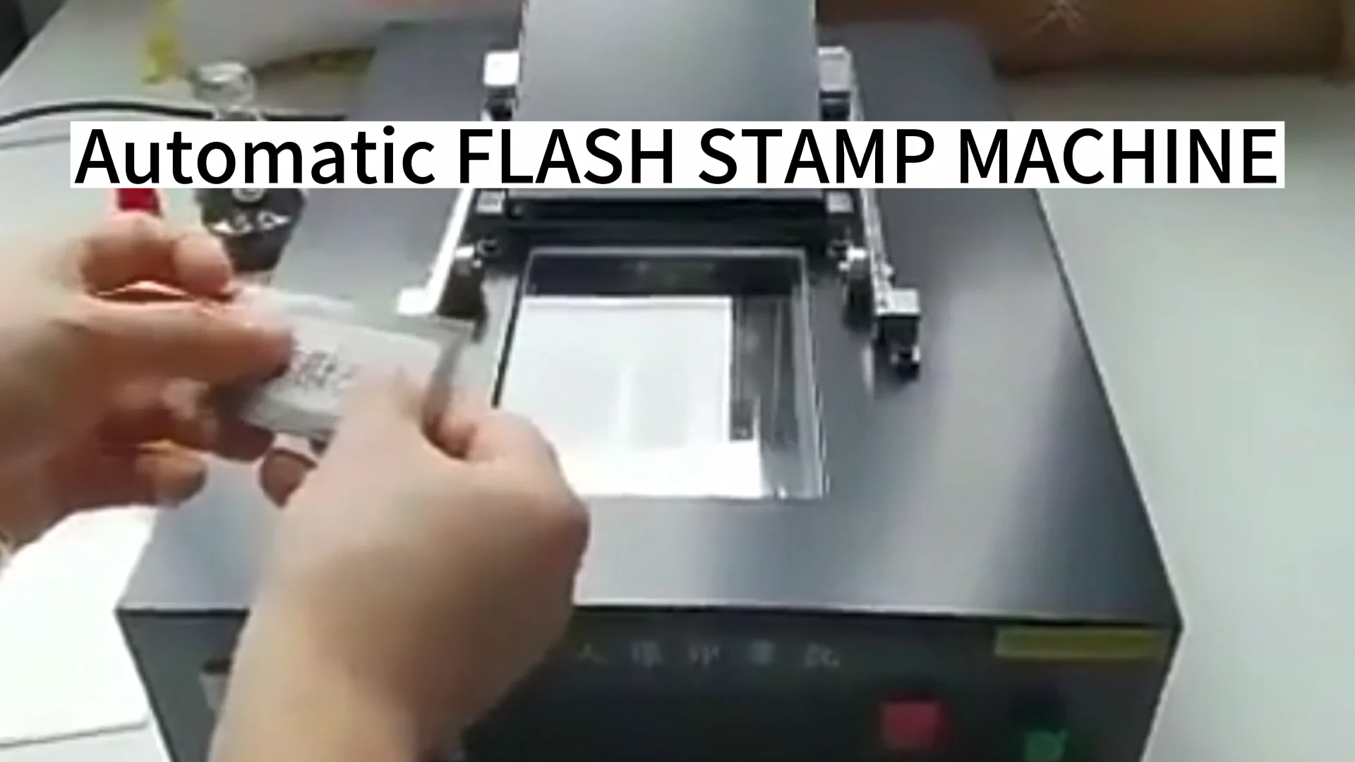 Automatic Black Photosensitive Seal Flash Stamp Machine Self Inking ...