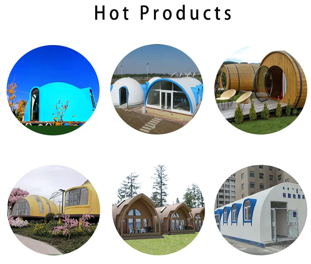 Cartoon Doodle Prefab House - Graphene Eps Dome Dwellings