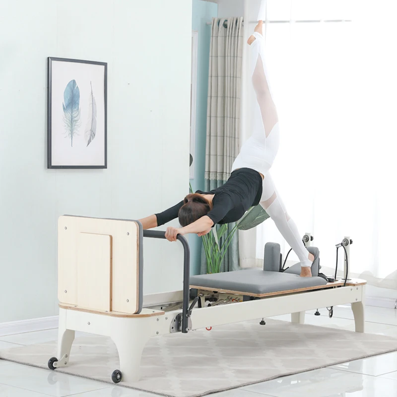 Wooden Pilates Bed Core Training Pilates Reformer Half Trapeze Oak Bed ...