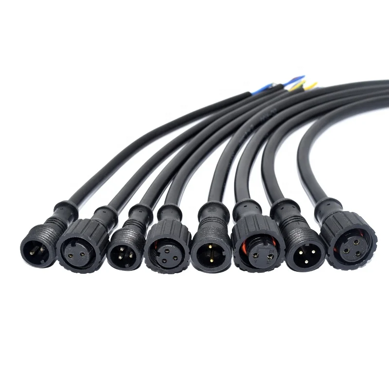 M8 M10 M12 M14 M16 M18 Male and Female Connector 2 3 4 5 6 7 8 10 Pin ...