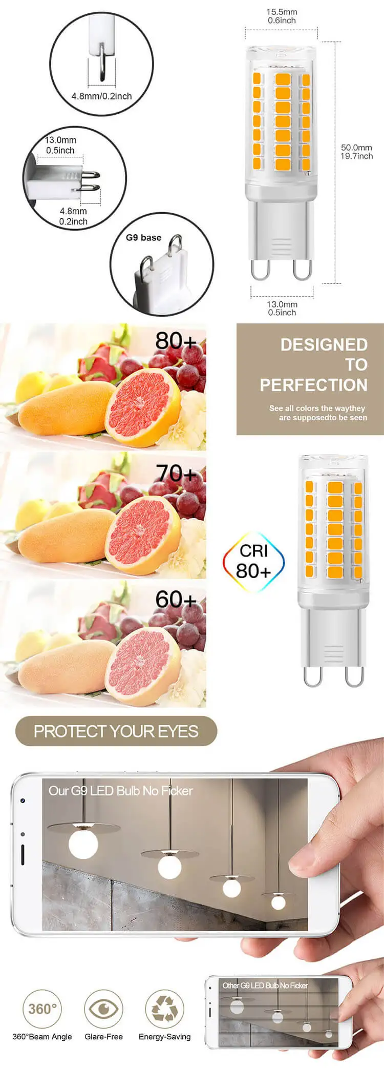 12w 9w 7w 5w 110v 230v Bulb G9 4500k Led| Alibaba.com