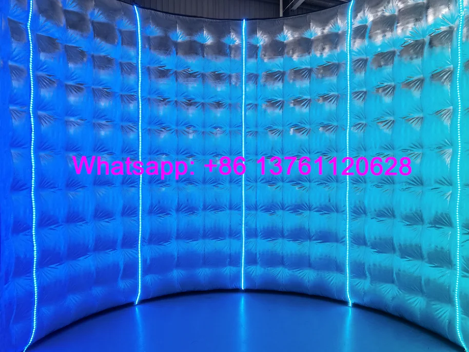 10ft X 8ft Hot Selling Spiral Circle Inflatable LED 360 Photo Booth ...