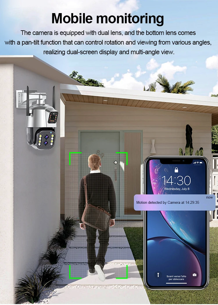 Ipc360home 10x Optical Zoom Surveillance Cctv Wifi Security Camera ...