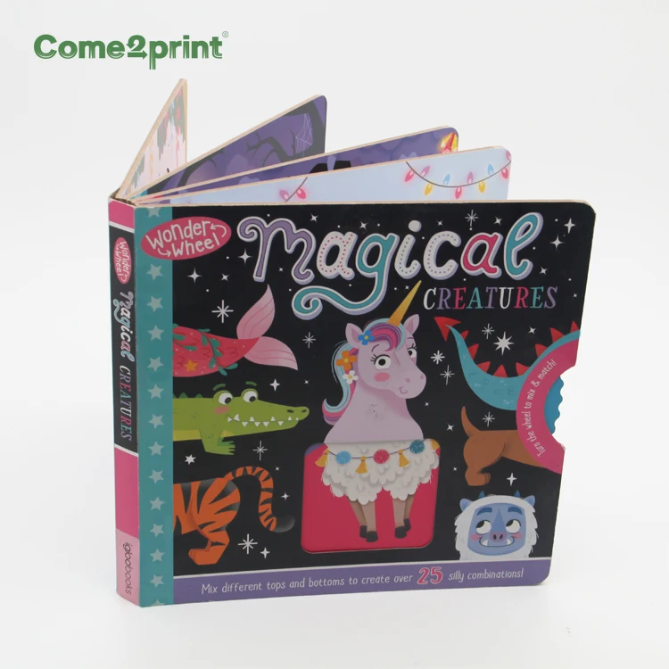 Eco-friendly Custom Round Color Children's Board Book