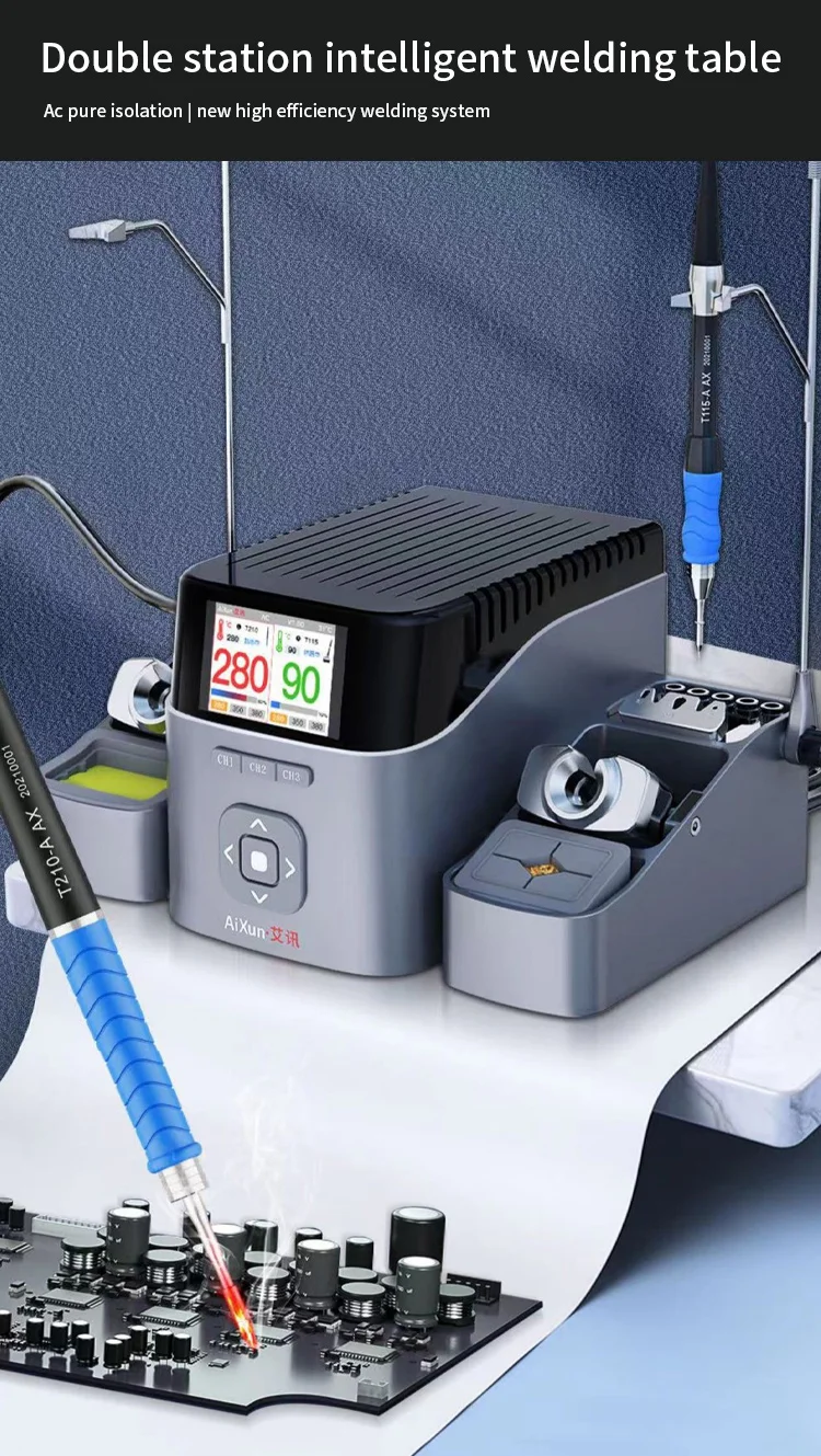 T420d Welding Table Bga Rework Station Double Handles Led Digital ...