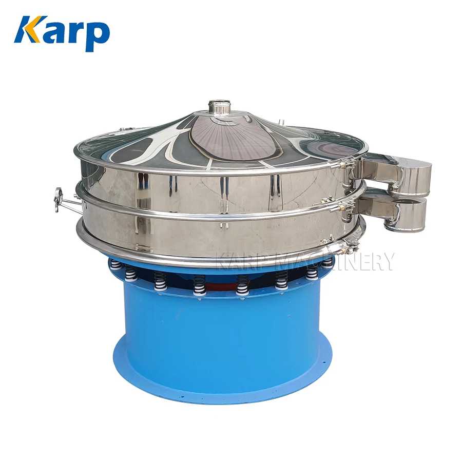 Máquina Rotatoria de Tamizado de Polvo y Gránulos, Criba Vibratoria ...