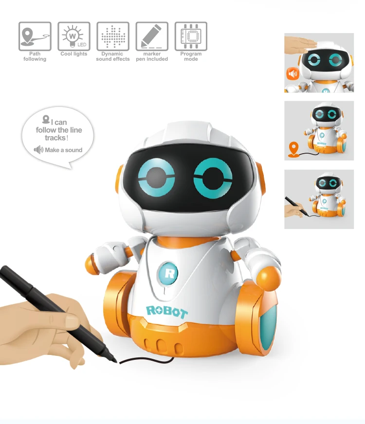 2023 Kids Learning Education Smart RC Robot Intelligent Programable ...