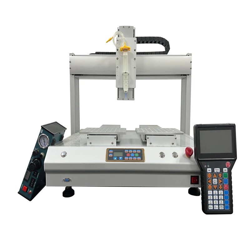 3 Axis Dual Station Automatic Glue Dispenser - 360° Rotary