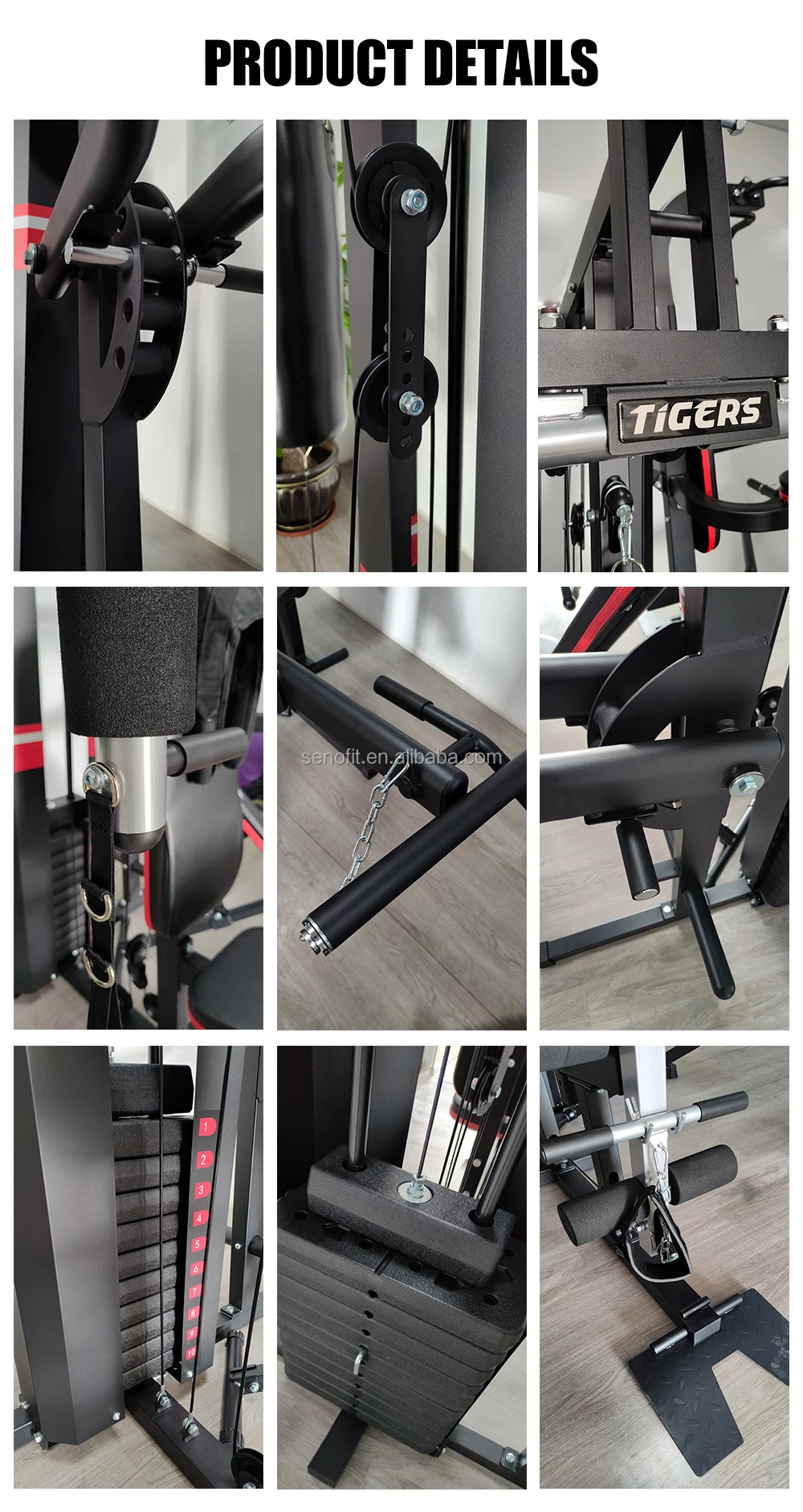 Multifunctional Training Machine - 4 Station Gym Equipment