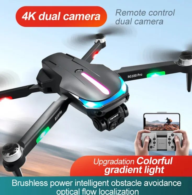 Rg100 Pro Dron 4k Professional Dual Camera Brushless Motor Obstacle ...