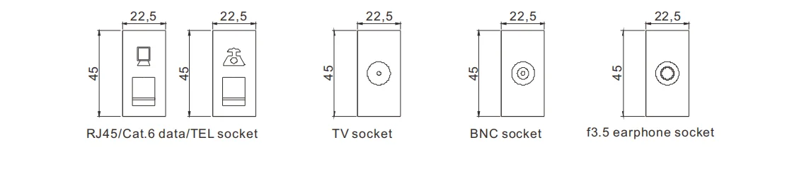ELSINE Standard Pop up Power Socket Receptacle - Weatherproof