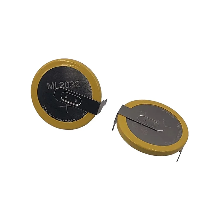 3V Lithium Rechargeable Battery Ml2032 for Backup Power