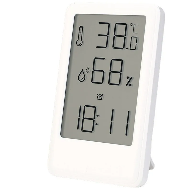 New Lcd Large Screen Alarm Clock Table Top Hanging Dual-use Children's ...