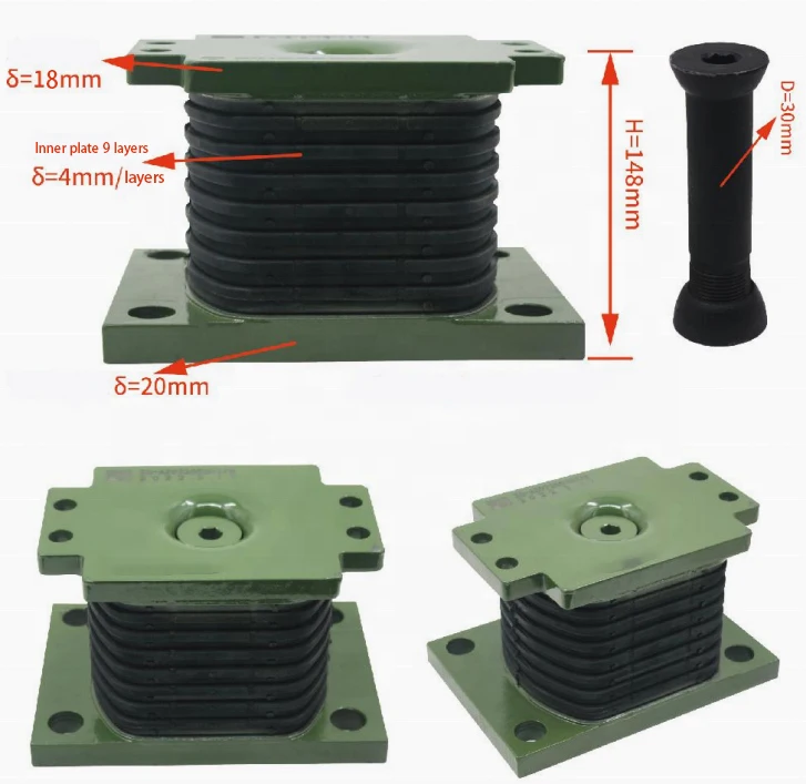 Sinotruk Truck Suspension Mountings Rubber Bearing Az9725520278 ...