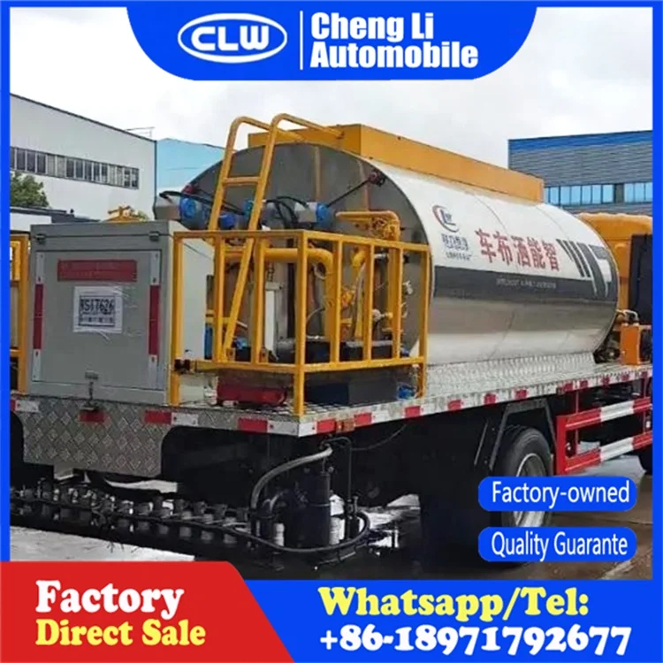 Bitumen Road Spray Truck 5000 Liters Stainless Steel Asphalt ...