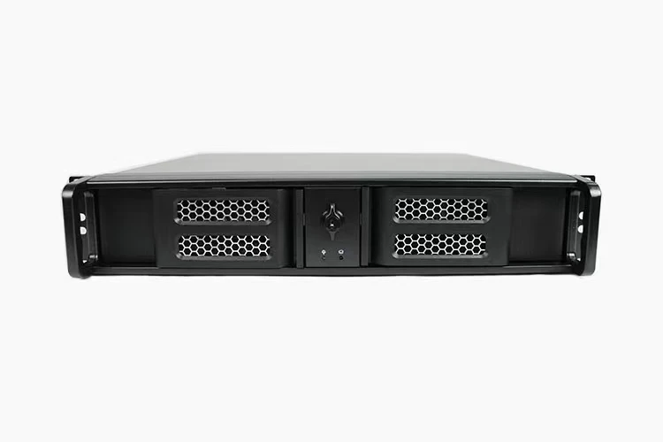2U Mini-ITX Dual System Industrial Rackmount Server Case Compact ...