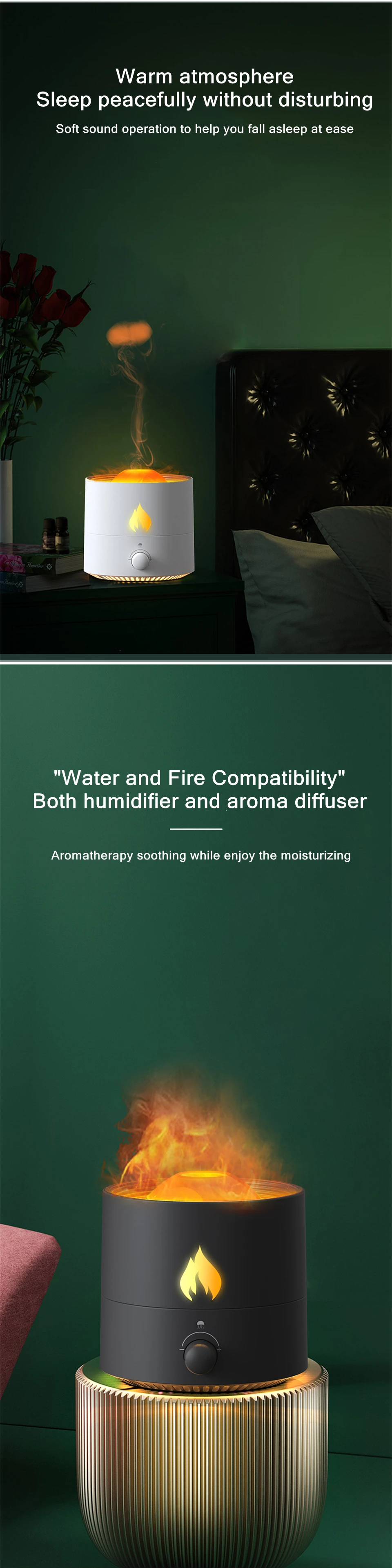 Jellyfish Smoke Ring Humidifier & Aromatherapy Diffuser 320 ML