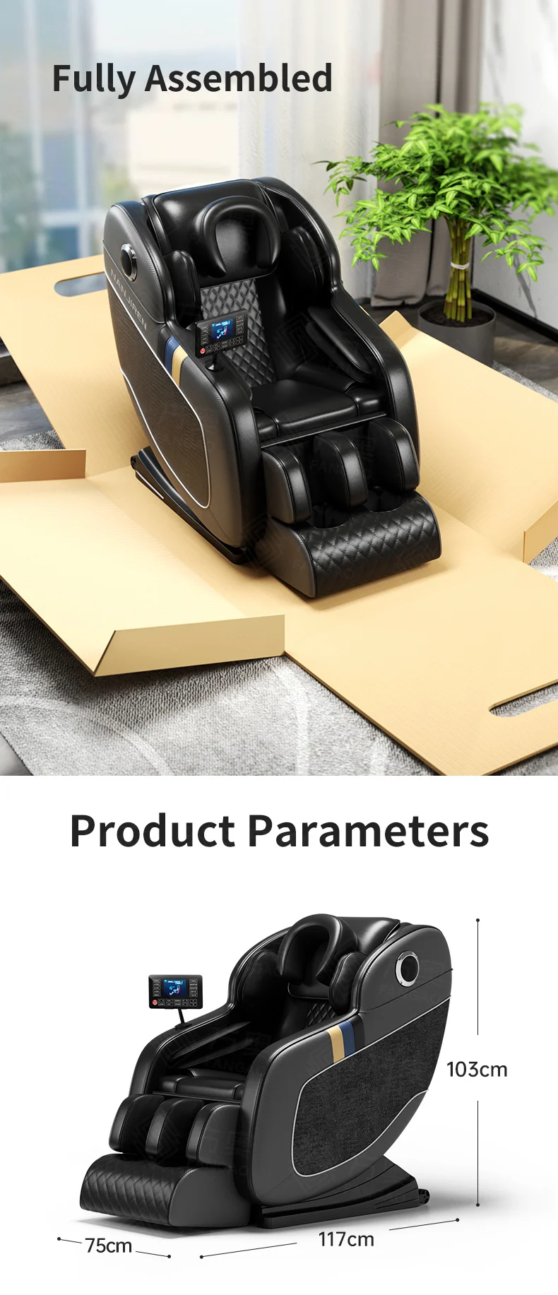 New Arrival Comfortable Deep Kneading Massage Chair - Buy Best Quality ...