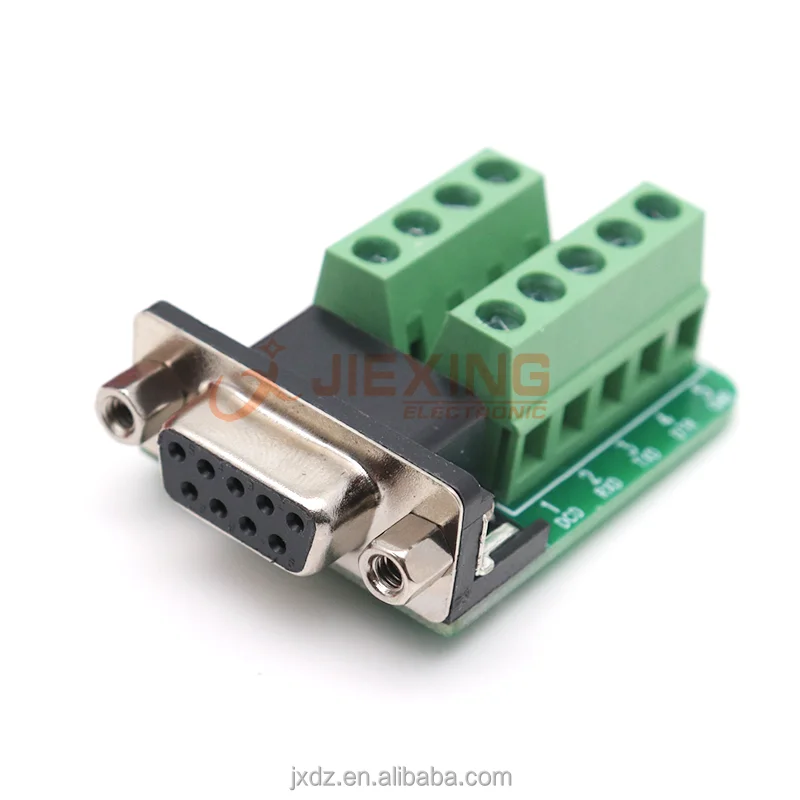 Db9-m2 Db9 D-sub 9pin Female To Terminal Block Board Serial Port ...