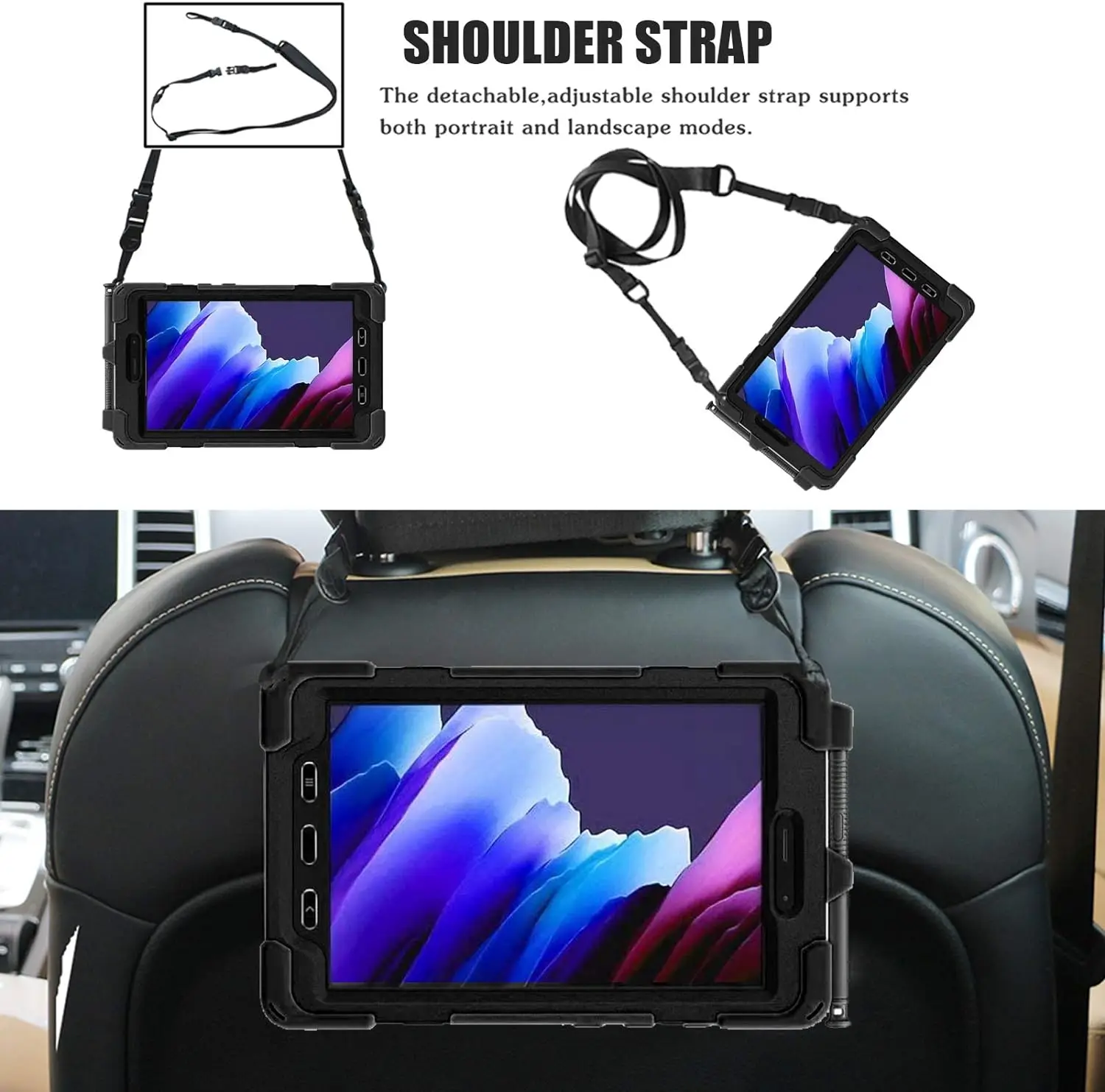 360 Stand Tablet Case Heavy Duty Rugged Shockproof Protective Case for ...