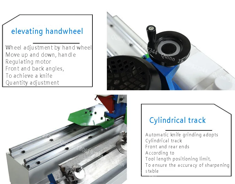 STR 630mm Semi Automatic Chipper Knife Sharpening Machine Wood Chipper ...