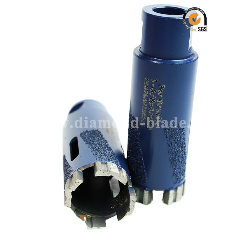 1-3/8" Dry Diamond Core Drill Bit For Granite Countertops China Drill ...