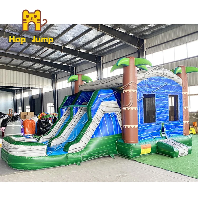 Commercial Kids Jumping Jungle Slide Inflatable Water Slide Pvc ...