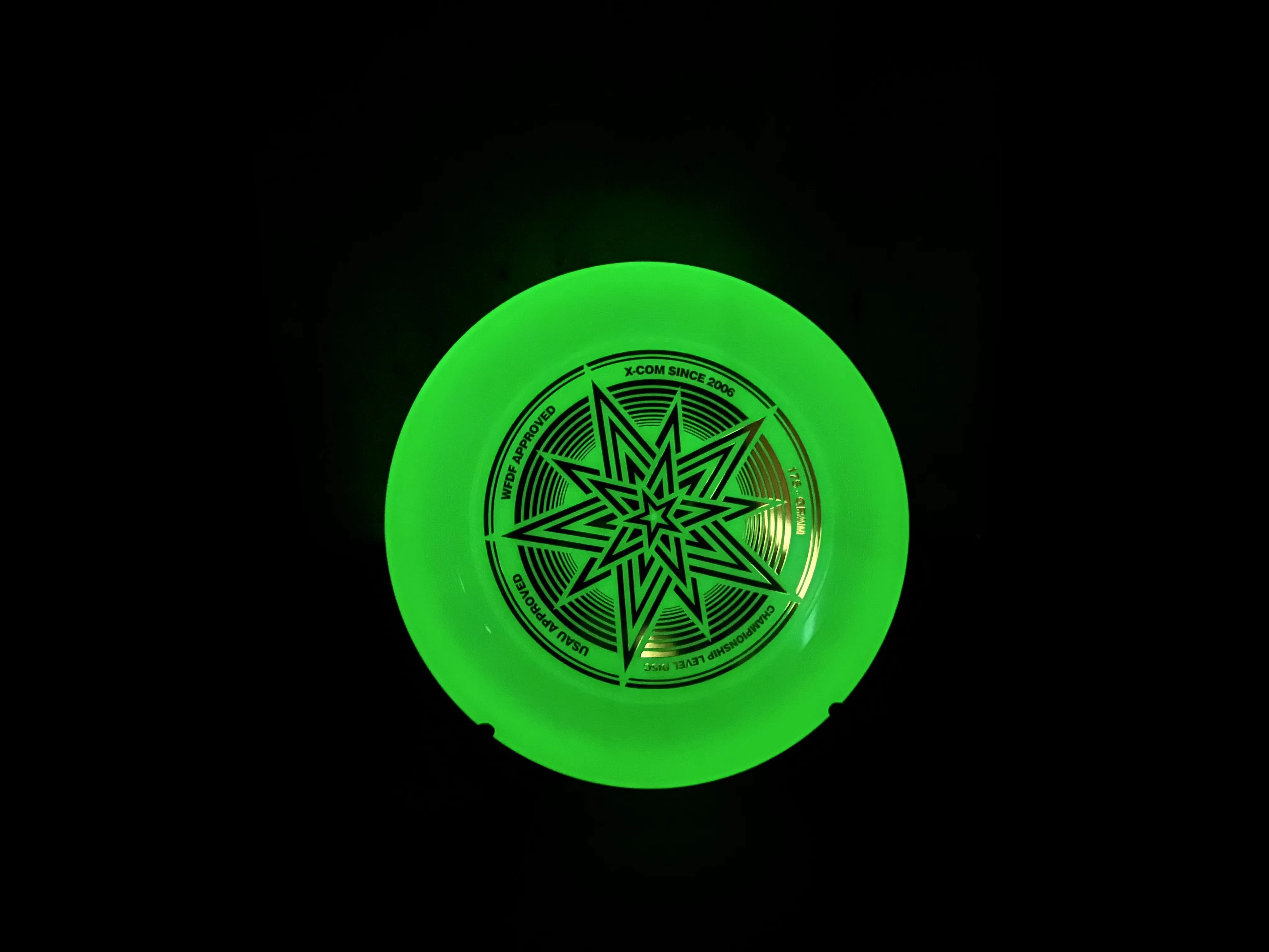 Wfdf Certification Glows In The Dark Ultimate Frisbeed New Material ...