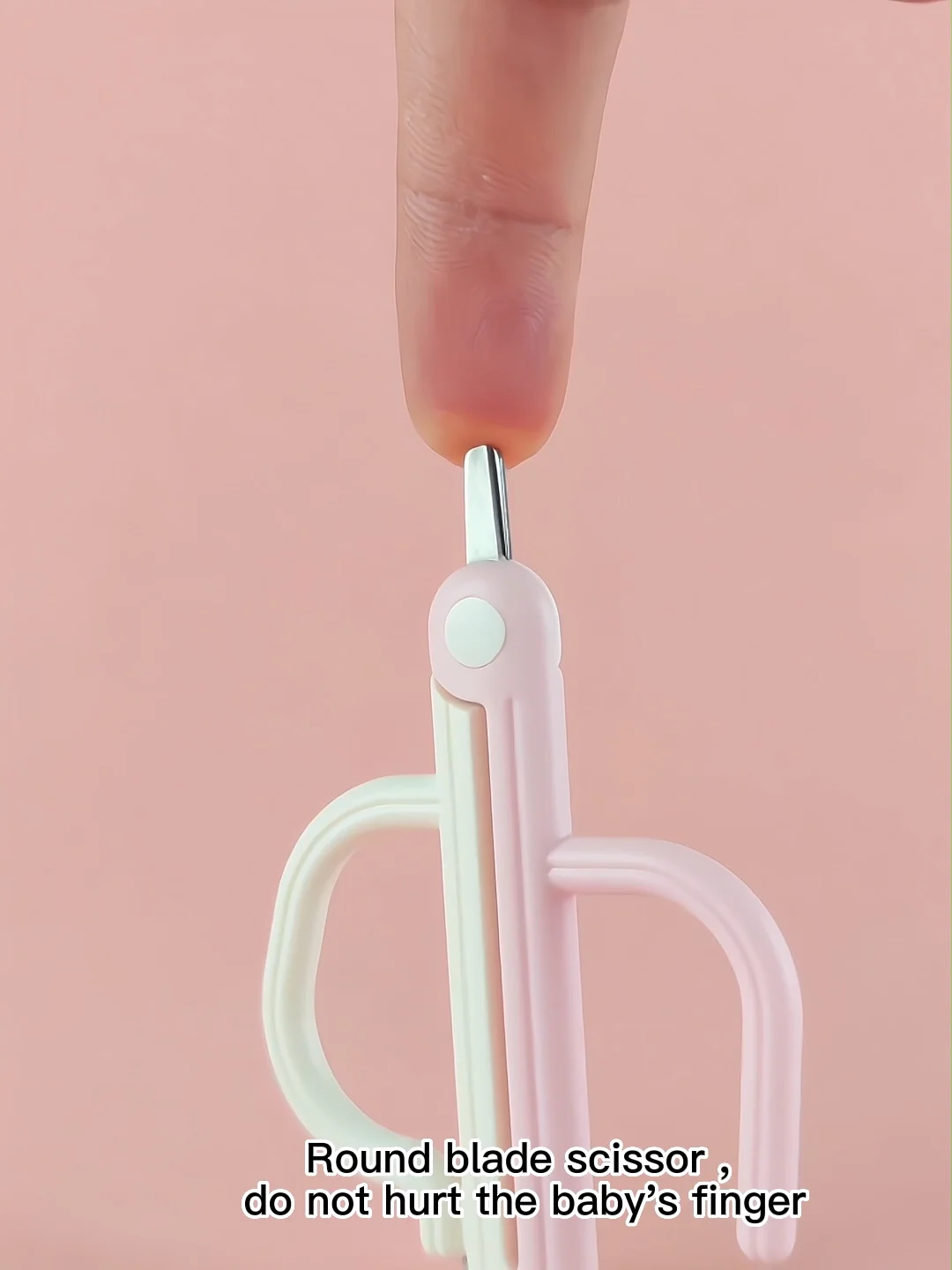 High Quality Newborn Nail Scissor Stainless Steel Round Tip Safety Toe ...