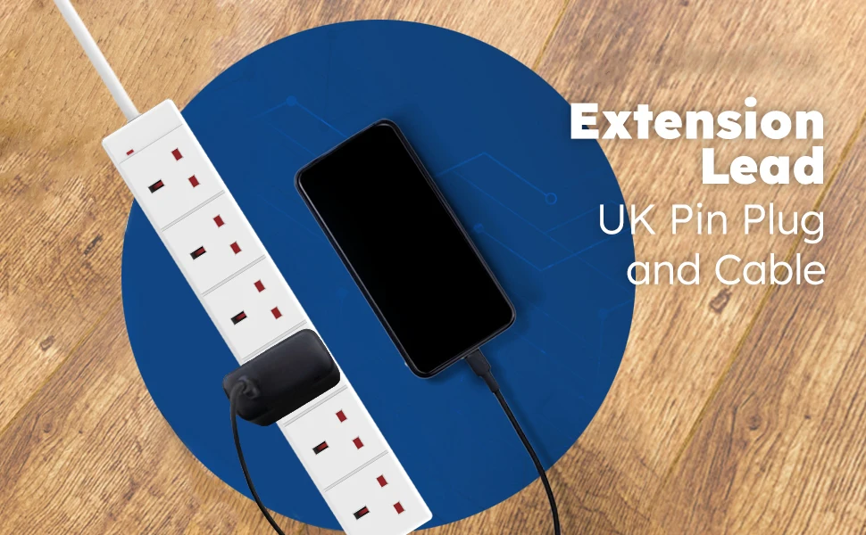 Mains Socket 6 Way Extension Cord Uk,6 Gang Extension Socket - Buy ...