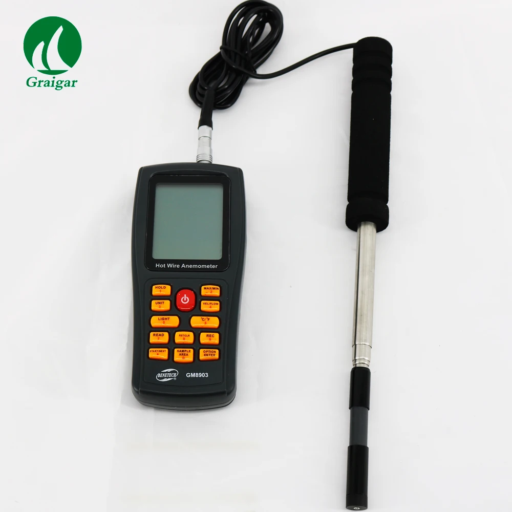 GM8903 Hot Wire Anemometer - Precision Wind Speed Tester