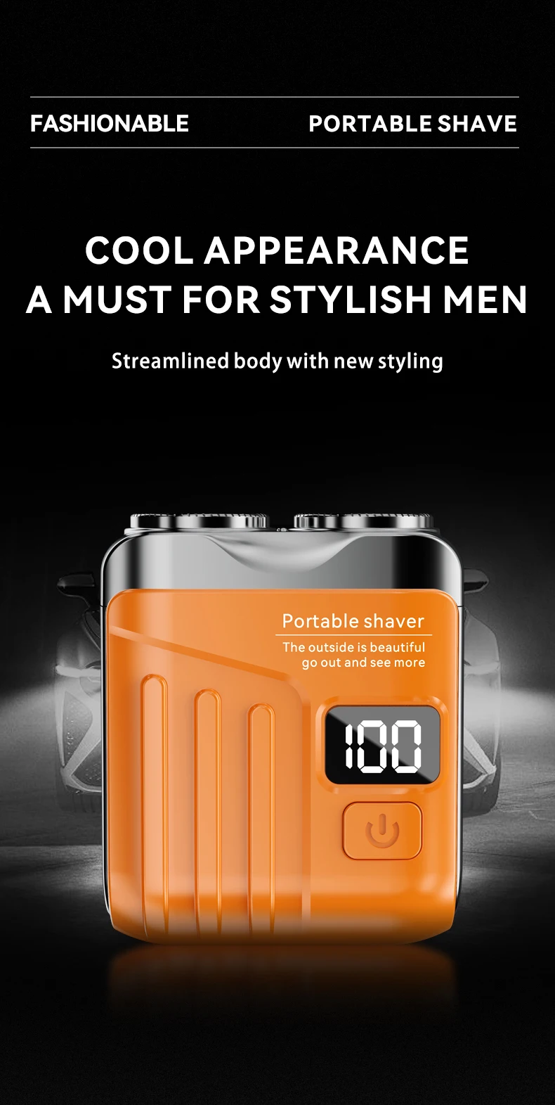 R19 Magnetic Detachable Cutter Head - Powerful Mini Beard Razor